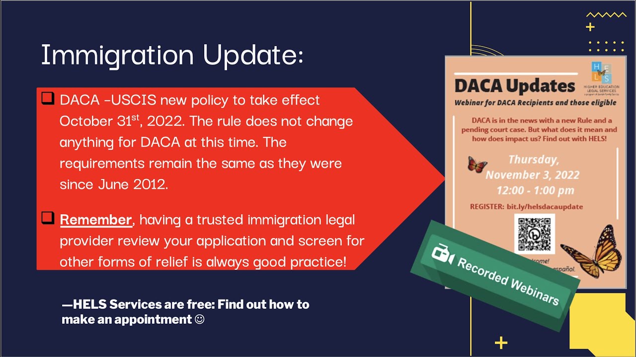 Undocumented Advocacy: Higher Education Legal Services- Info Session ...