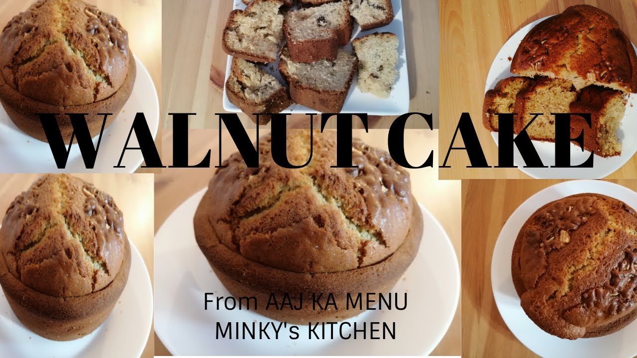 WALNUT CAKE RECIPE VANILLA FLAVOUR from AAJ KA MENU-MINKY's KITCHEN/HOW ...