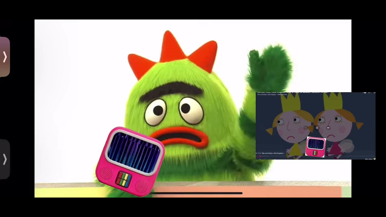 Yo gabba gabba listening and dancing to music is awesome sad ending ...