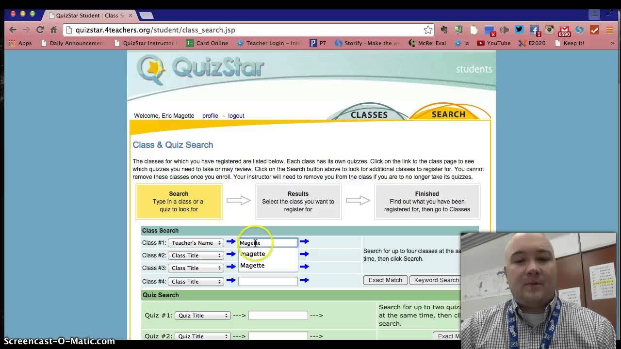 Registering with QuizStar - YouTube