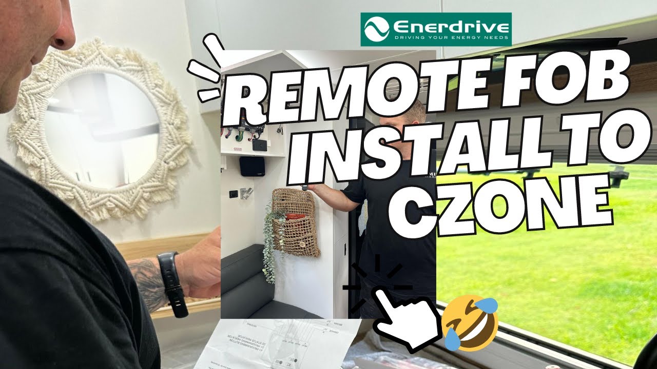 Installation of Remote for CZone Enerdrive Lotus Trooper - YouTube
