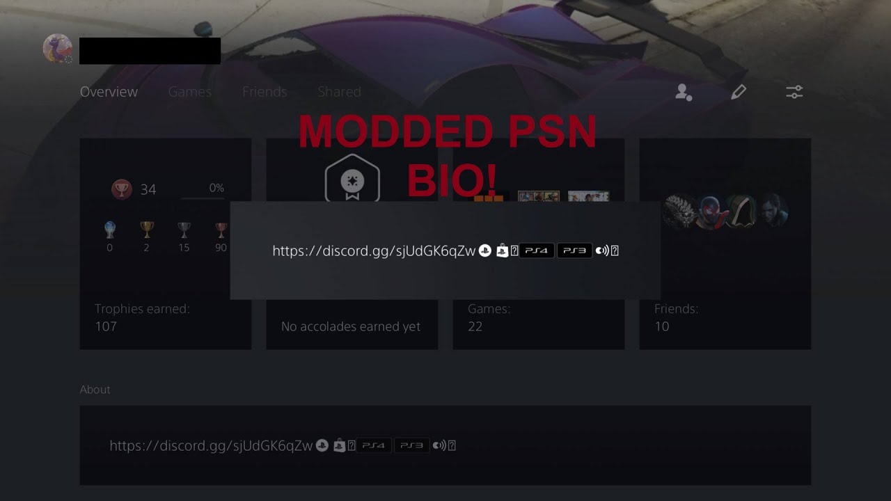 How to Get a MODDED Playstation profile in less than 1 minute! | (2023 ...
