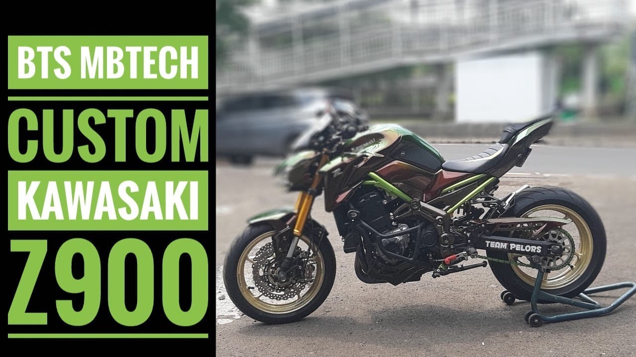BTS Kawasaki Z900 Custom & MBtech - YouTube