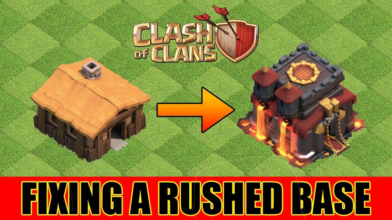 HOW TO FIX A RUSHED BASE in Clash of Clans? | Clash of Clans India ...