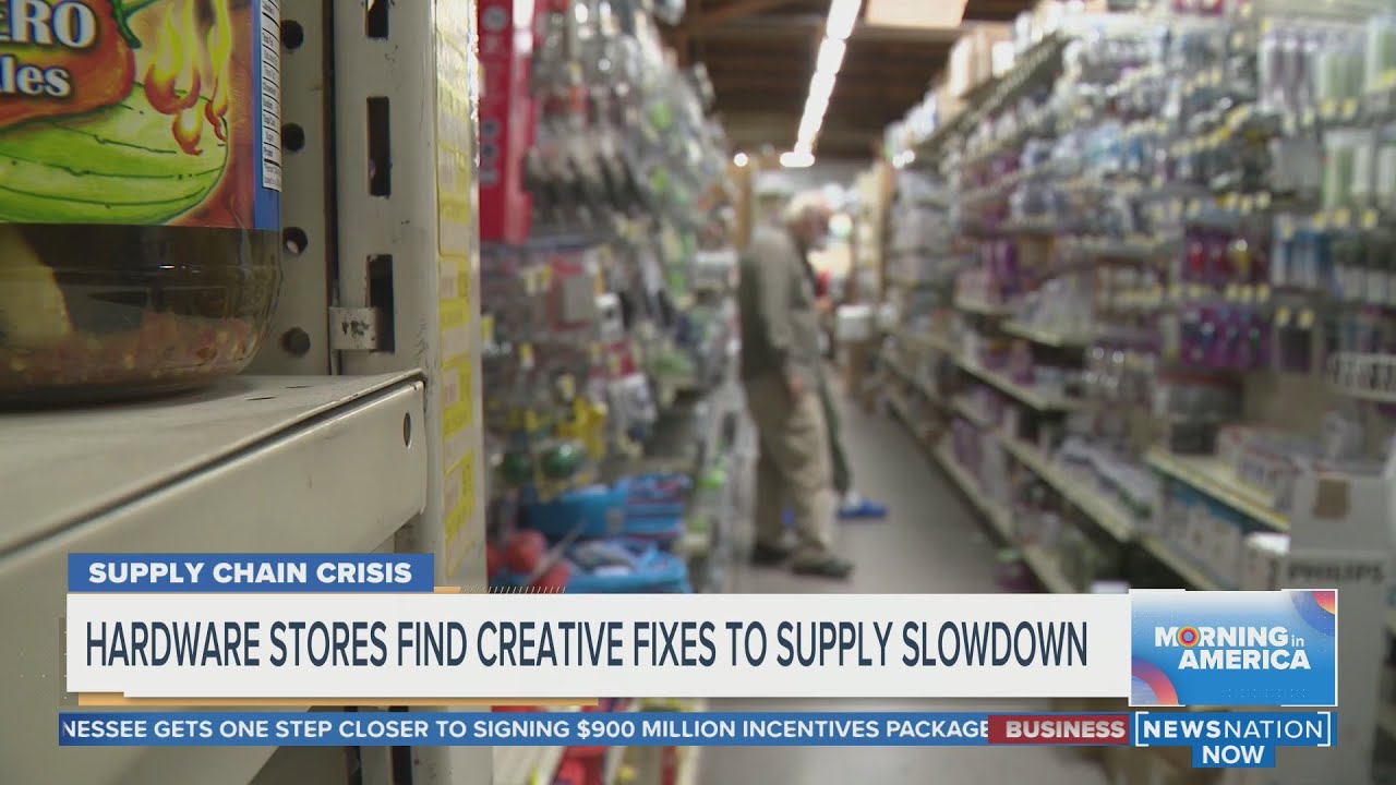 Hardware stores find creative fixes to supply chain issues | Morning in ...