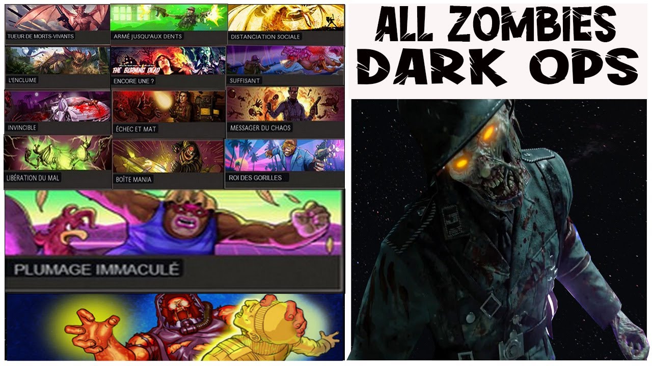 COLD WAR : COMMENT OBTENIR TOUT LES DARK OPS DU MODE ZOMBIE - YouTube