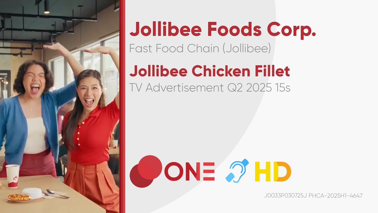 Jollibee Chicken Fillet TV Ad Q2 2025 15s (Philippines) [CC/HD] - YouTube