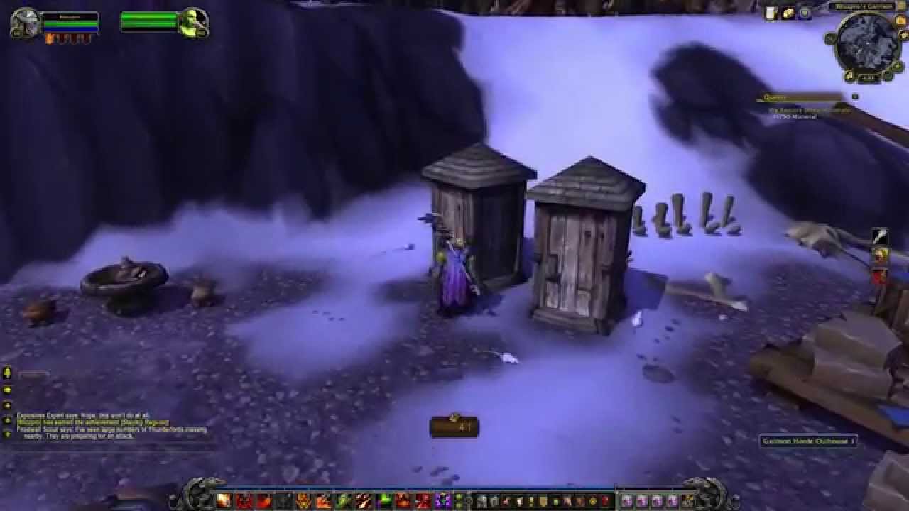 Staying Regular, Warlords of Draenor Poop Achievement - YouTube