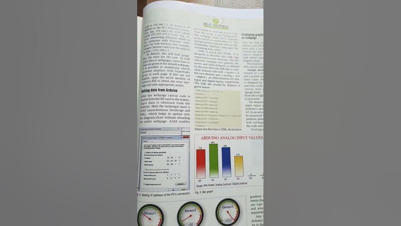 GRAPHICAL DATA DISPLAY With Arduino And HTML5 #projects #technology #iot - YouTube