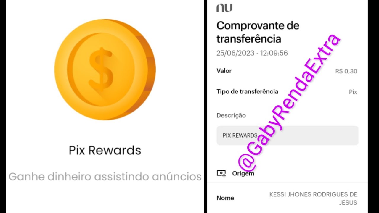 Saque Hoje PIX Rewards Novo App Com Anúncios Ilimitados Com Prova de ...