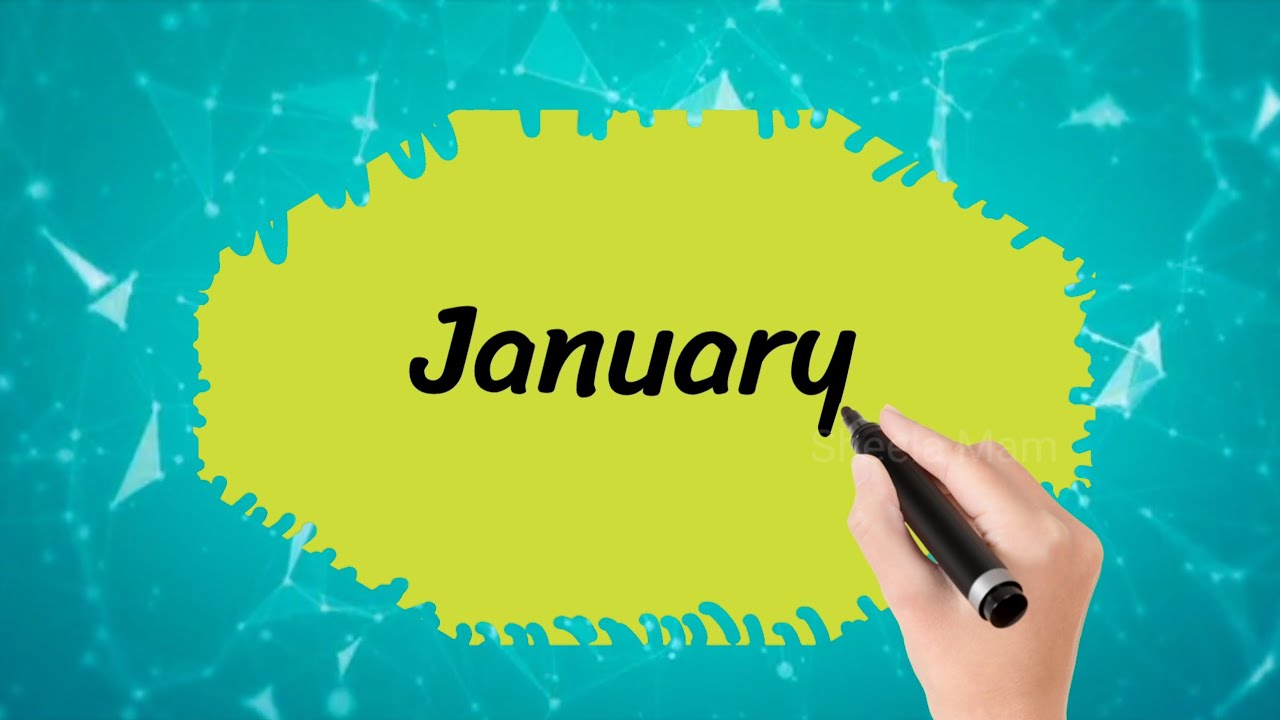 Months Of The Year | January February March In English | Nursery Rhymes ...