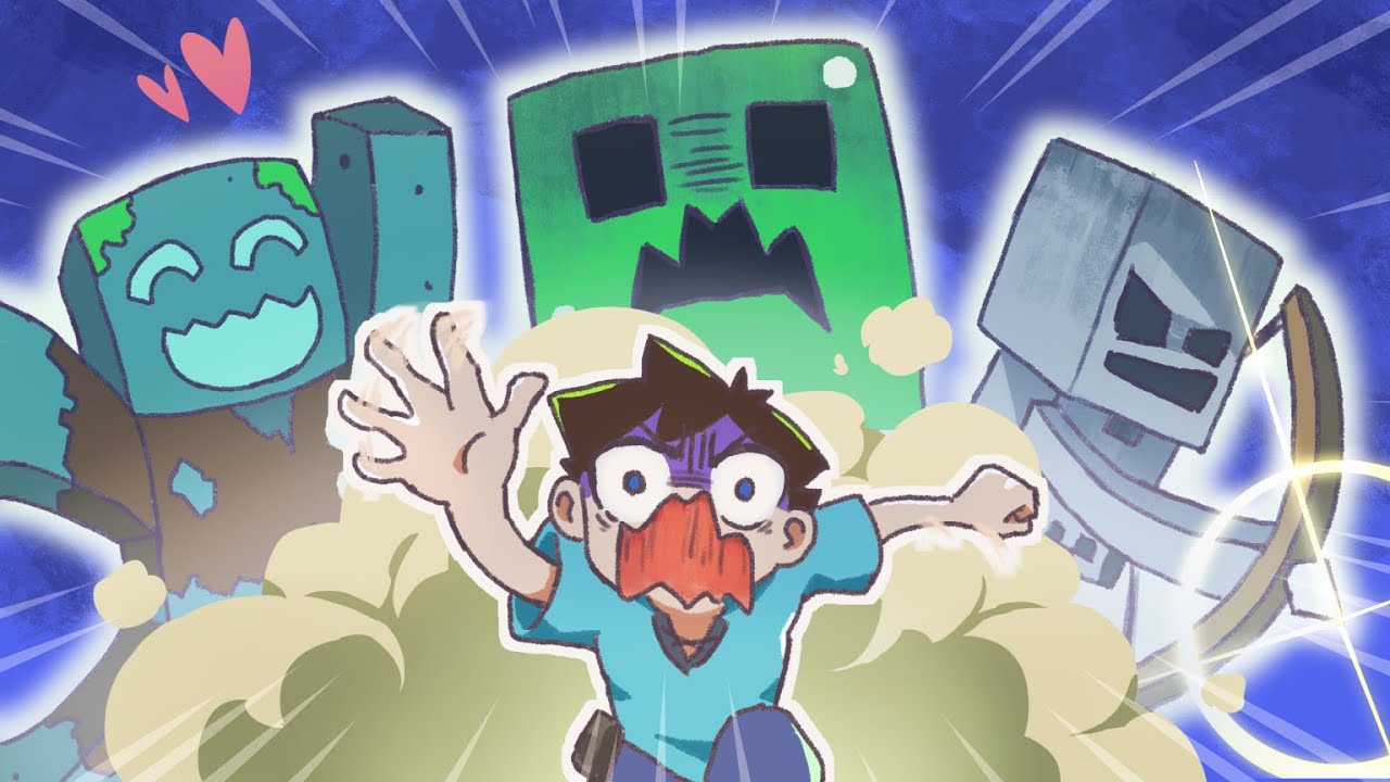Minecraft Animation - Nighttime is SCARY - YouTube