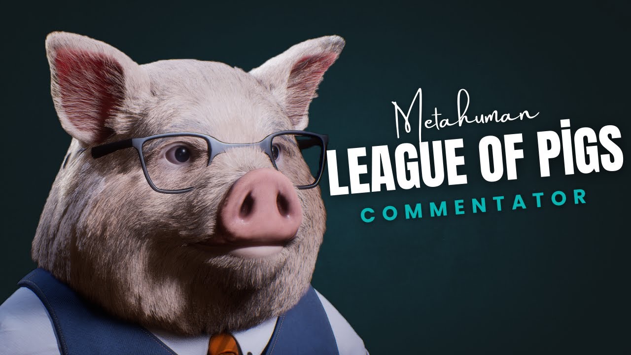 Metahuman League of Pigs Commentator - YouTube