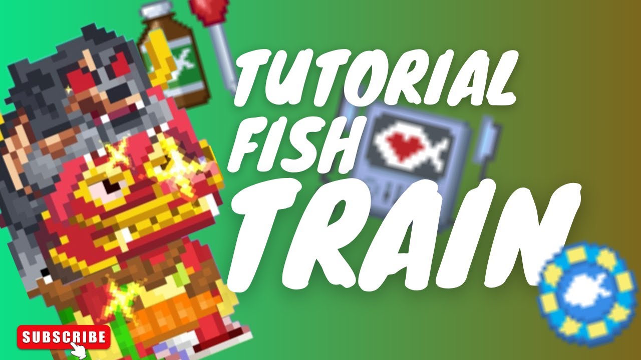 Tutorial Fish Train Growtopia | Easy and Simple - YouTube