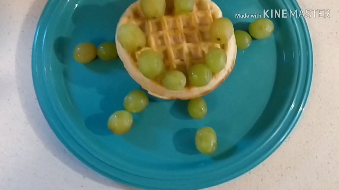 Oli's Cooking Class | Smiley Face Waffles - YouTube