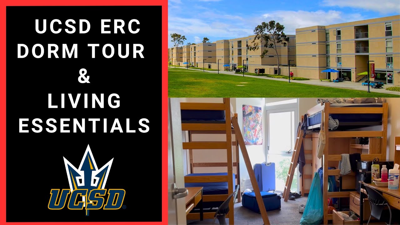 UCSD ERC Dorm Tour & Living Essentials - YouTube