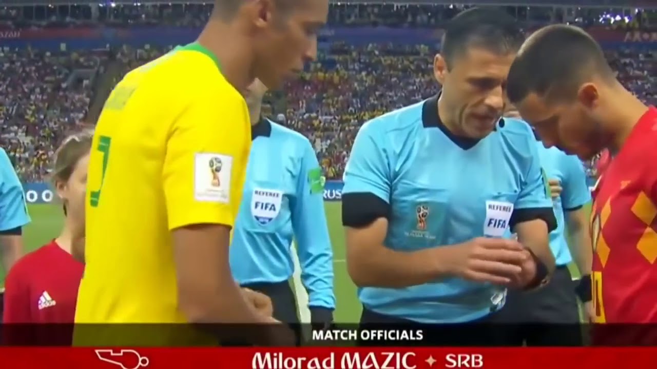 Edén hazard vs brazil - YouTube