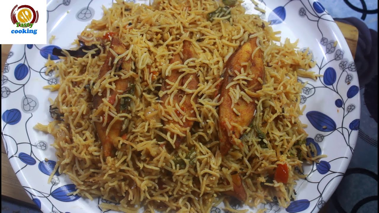 pomfret fish biryani/boneless fish biryani recipe/vawvah meen biryani ...
