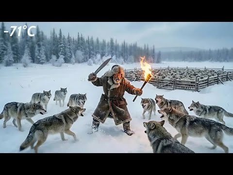 85-Year-Old Yakut Elder Battles FIERCE Wolf Pack | Saving 1,000 Snow Sheep in a -71°C Blizzard