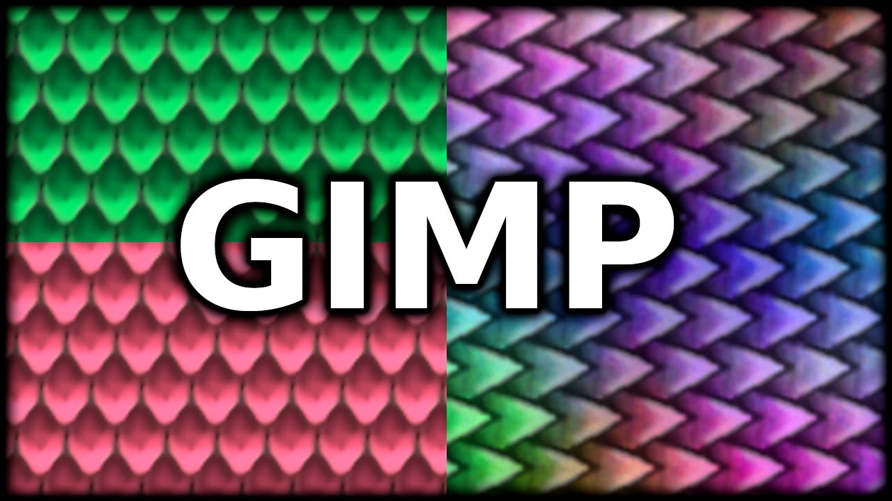 Tileable Dragon Scales in GIMP - YouTube