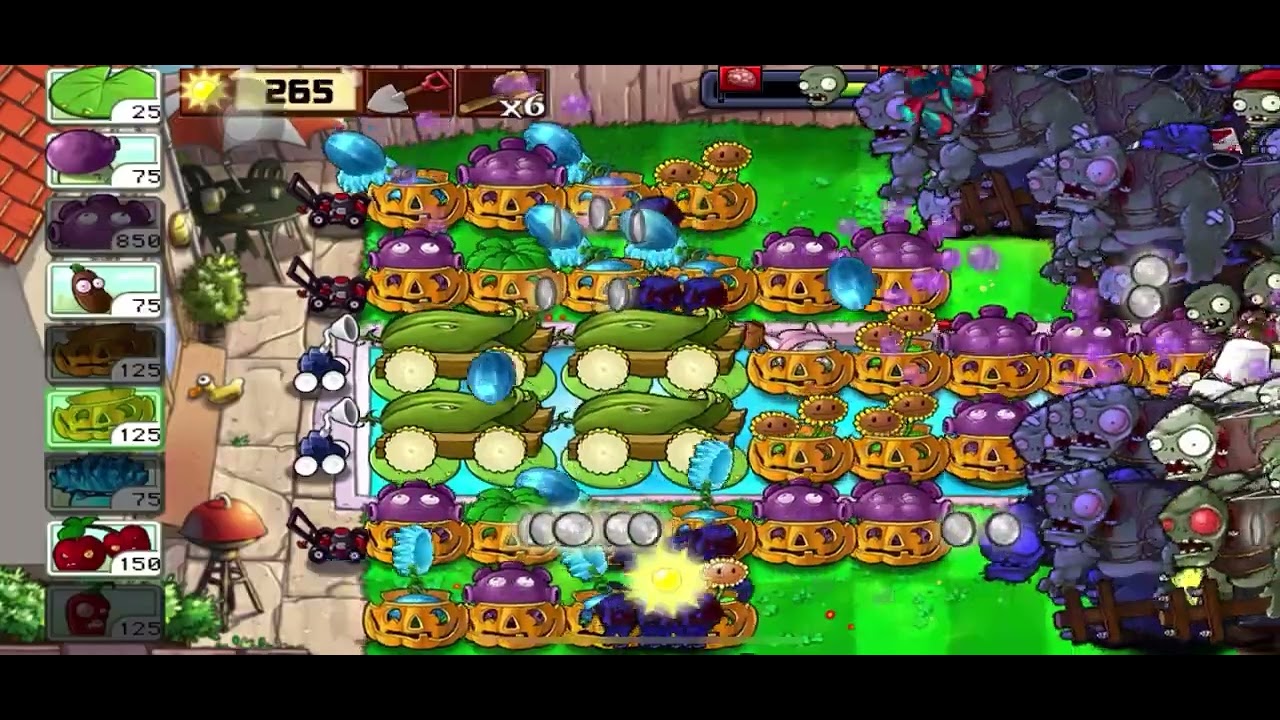 Plants vs Zombies Survival Endless 84 Flags Full HD YouTube - YouTube