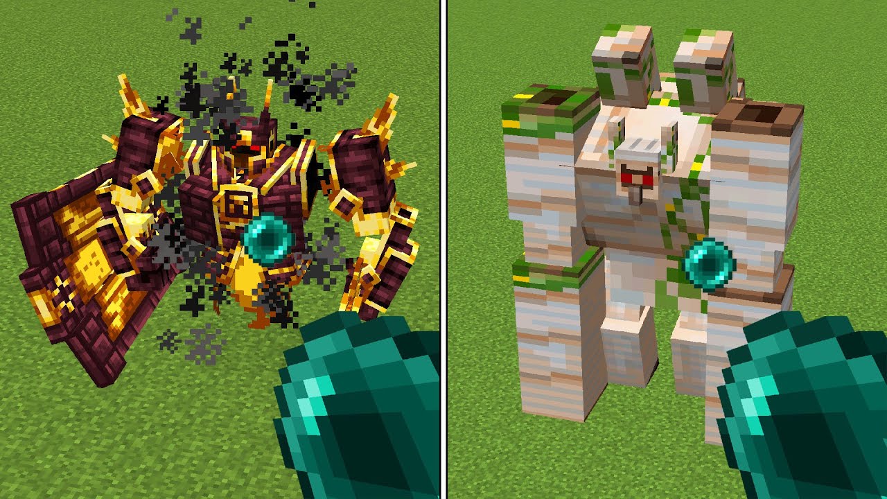 what's inside Ignis? what's inside Alpha Mutant Iron Golem? - YouTube