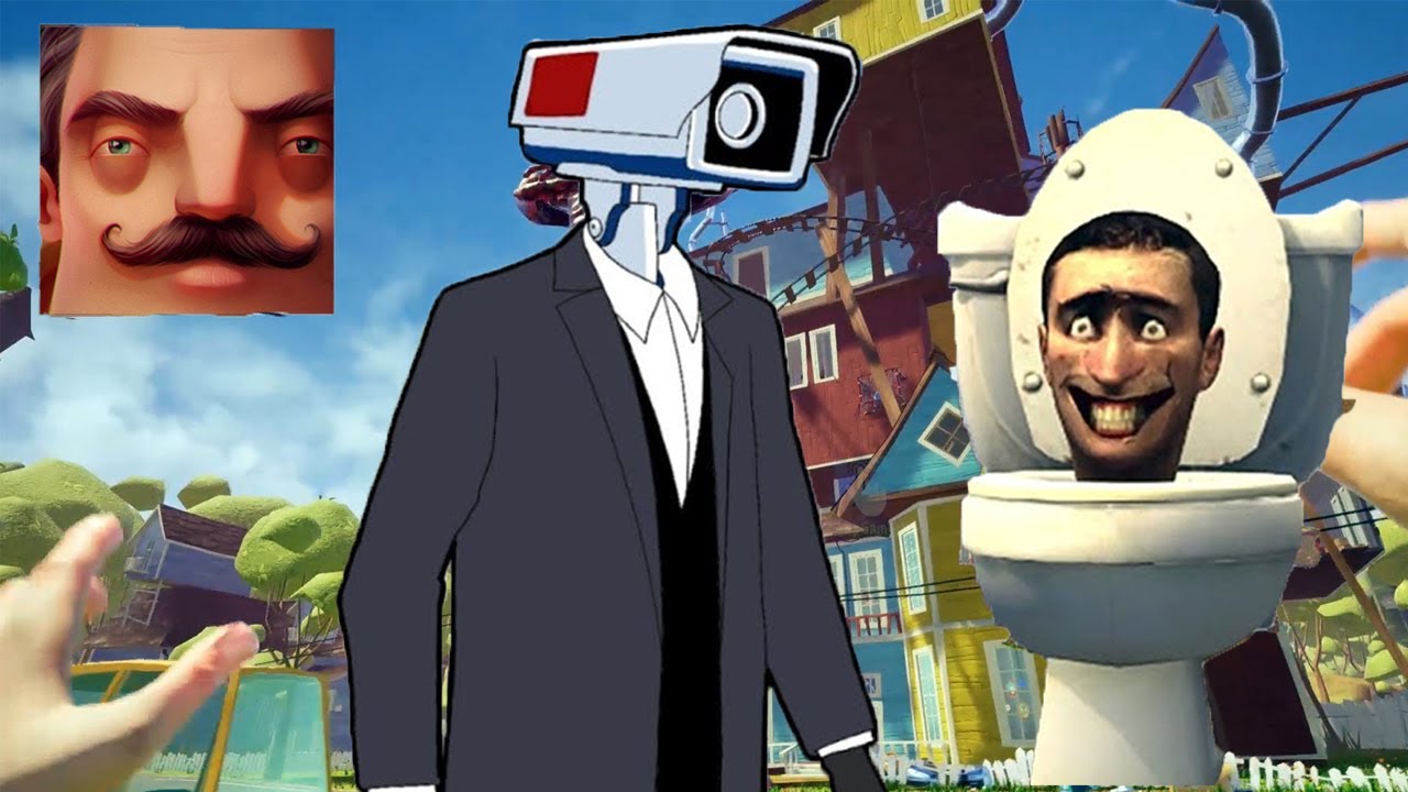 Hello Neighbor - My New Neighbor Skibidi Toilets Cameraman Act 2 Random ...