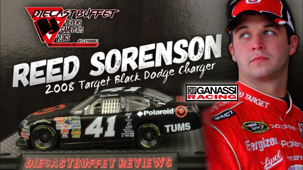 2008 REED SORENSON TARGET BLACK DODGE CHARGER Diecastbuffet Reviews ...