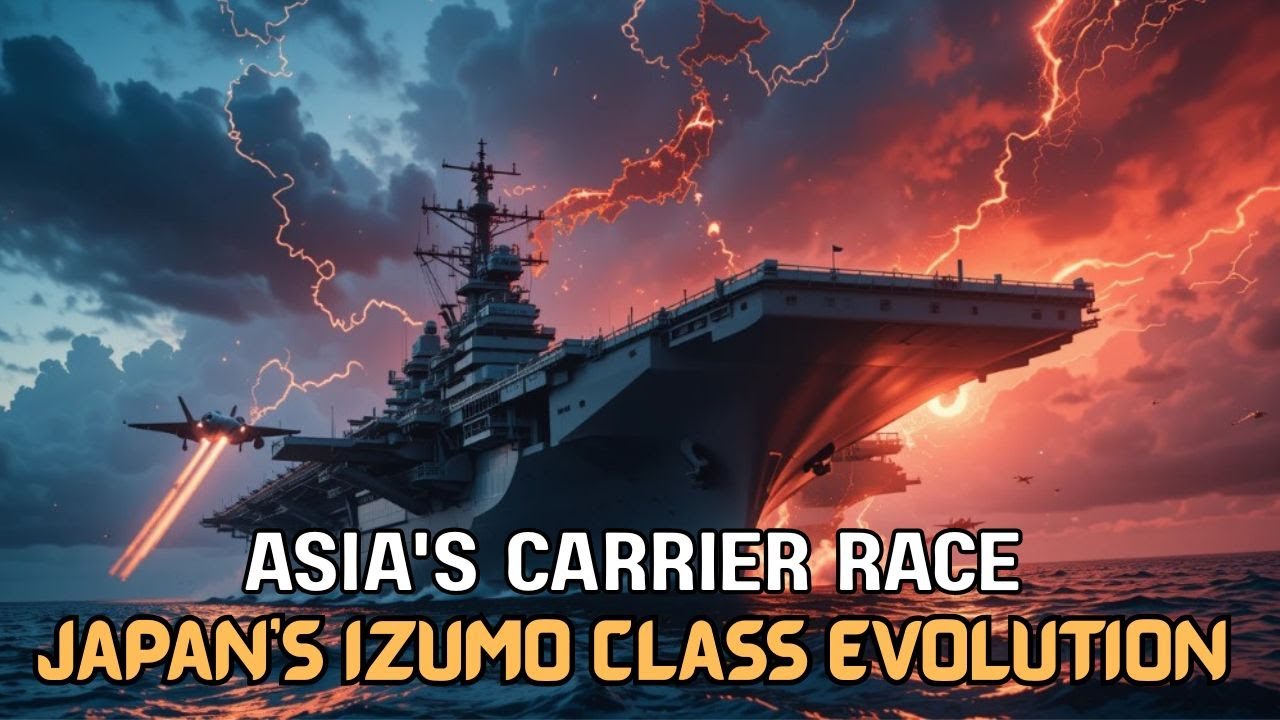 Asia’s Carrier Race Begins! 🇯🇵 Izumo Class Evolution Shocks the Indo ...