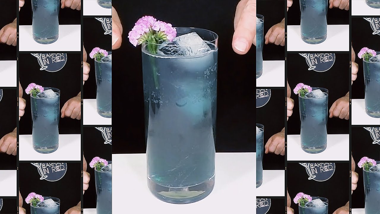 Cóctel AZUL receta fácil y refrescante con WHISKY - YouTube