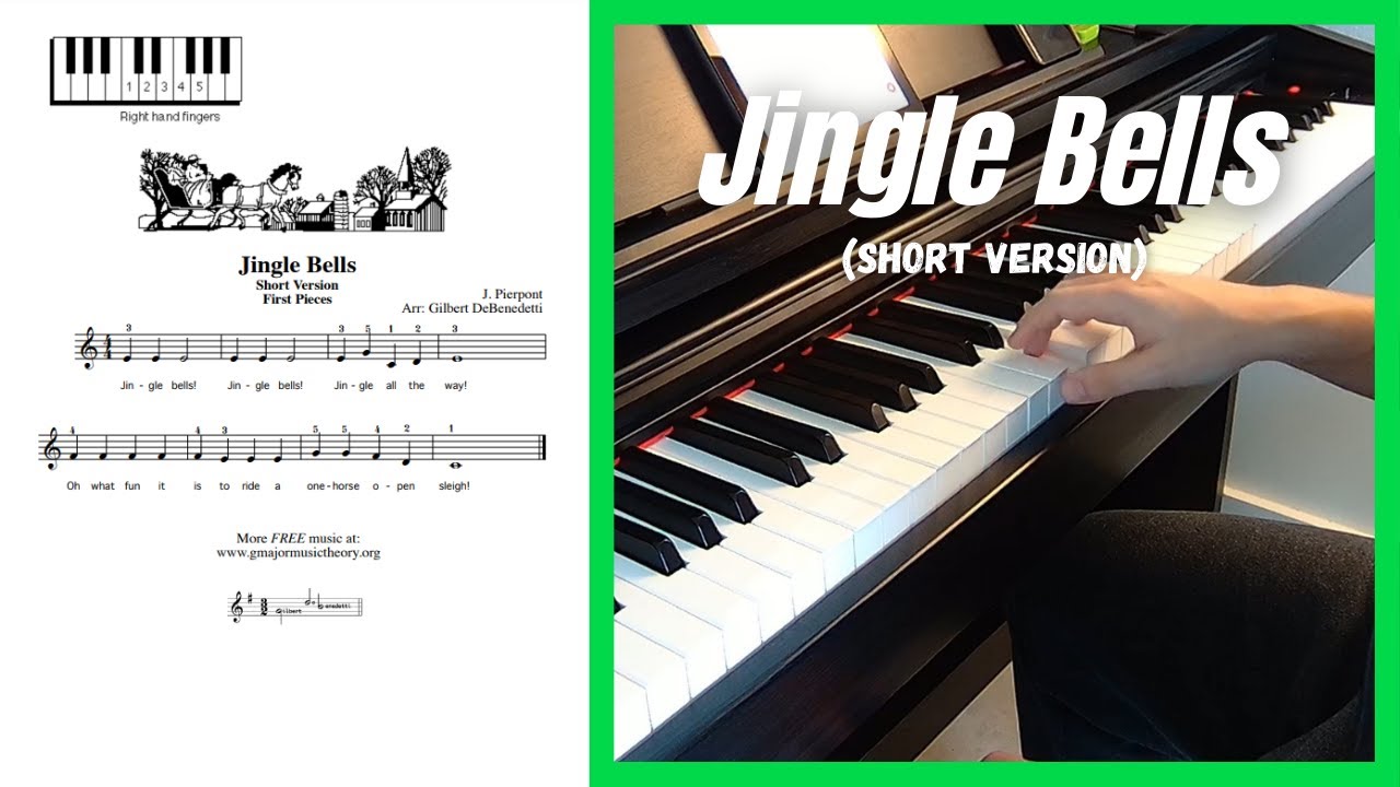 JINGLE BELLS (Short Version) || Beginner: First Pieces - YouTube