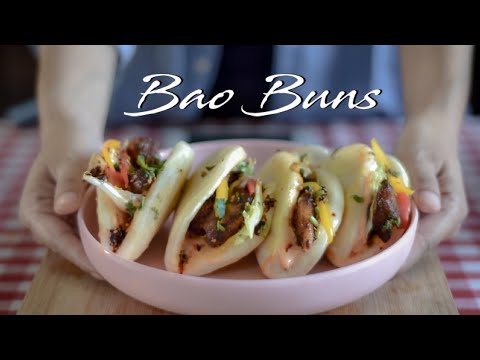 Bao Buns With Sticky Chicken II Dolma Kitchen II chef Diki Dolma - YouTube