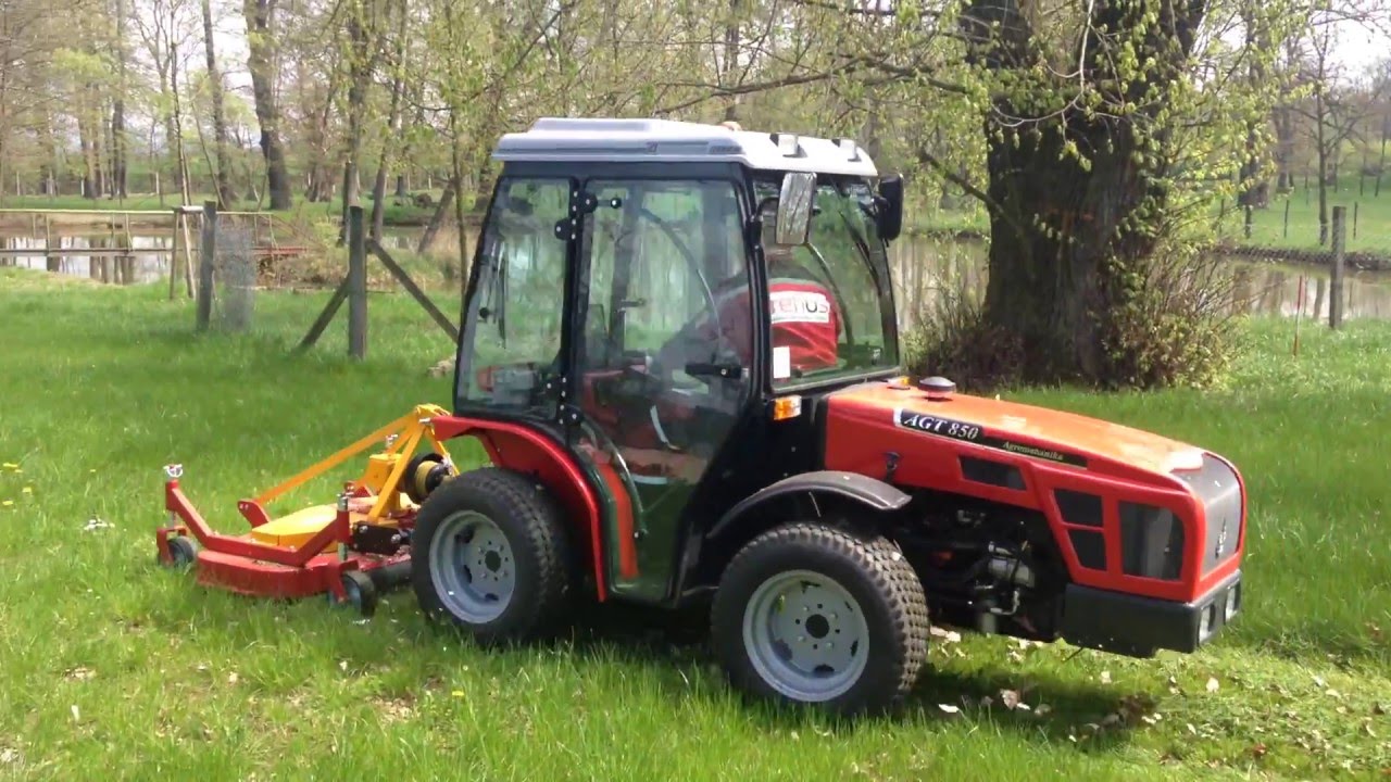 AGT 850 s mulčovačem RMS 150 - YouTube