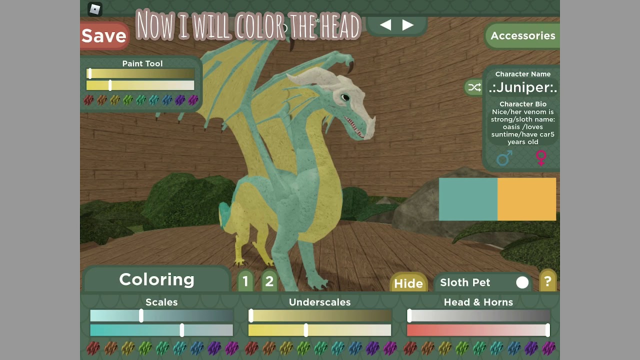 Coloring Rainwing (tips) - YouTube