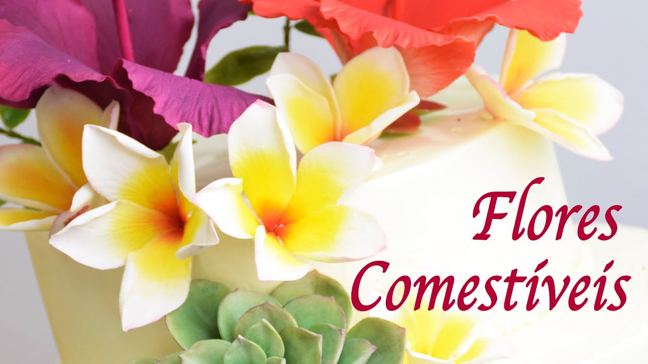 COMO FAZER FLORES COMESTÍVEIS | AULA COM WESLLEY BENVENUTO - YouTube