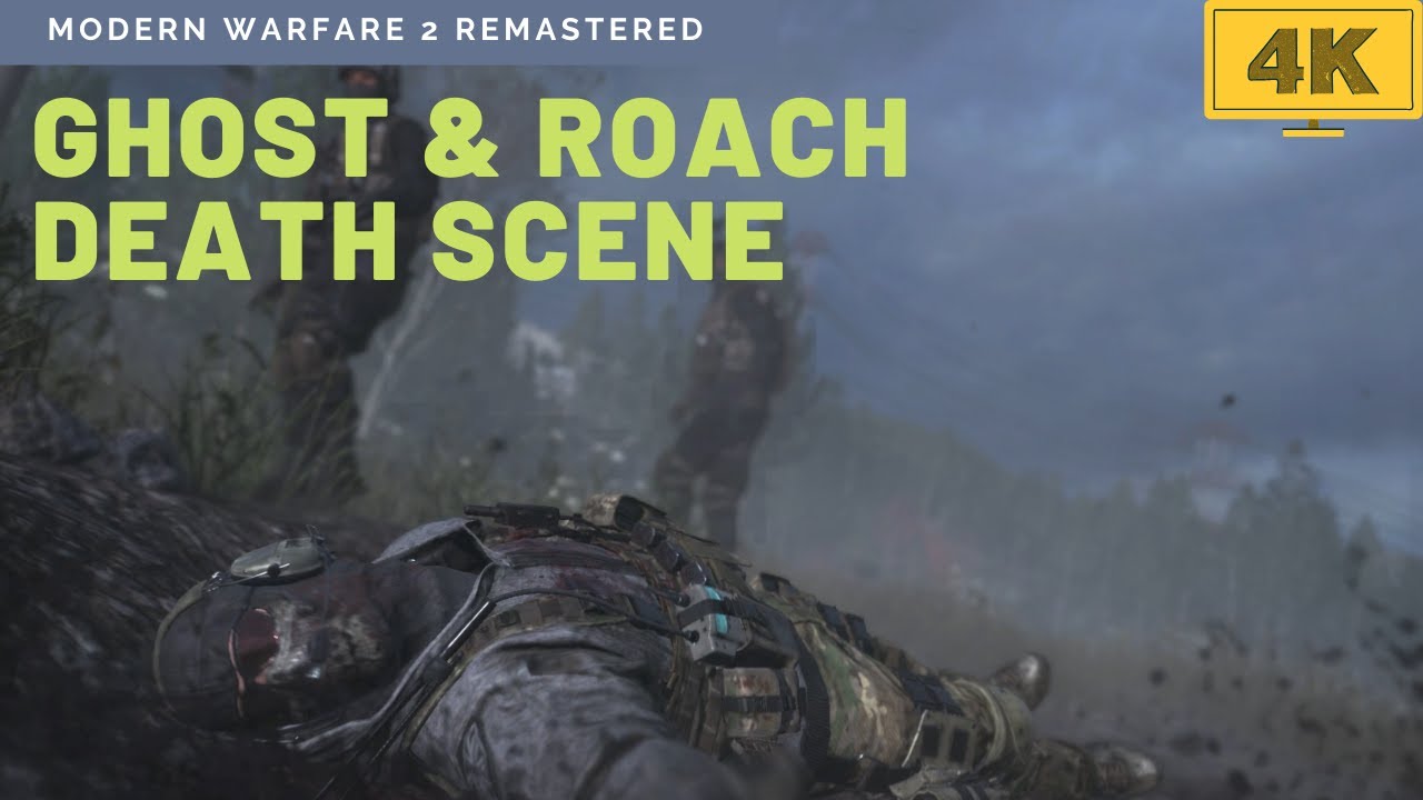 Call of Duty®: Modern Warfare 2 Remastered | Ghost and Roach Death| Sad ...