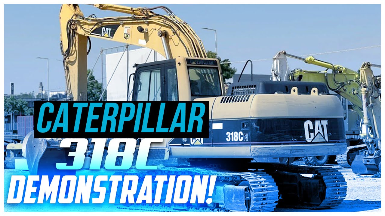 Caterpillar 318C / Heavy Machinery for sale! - YouTube