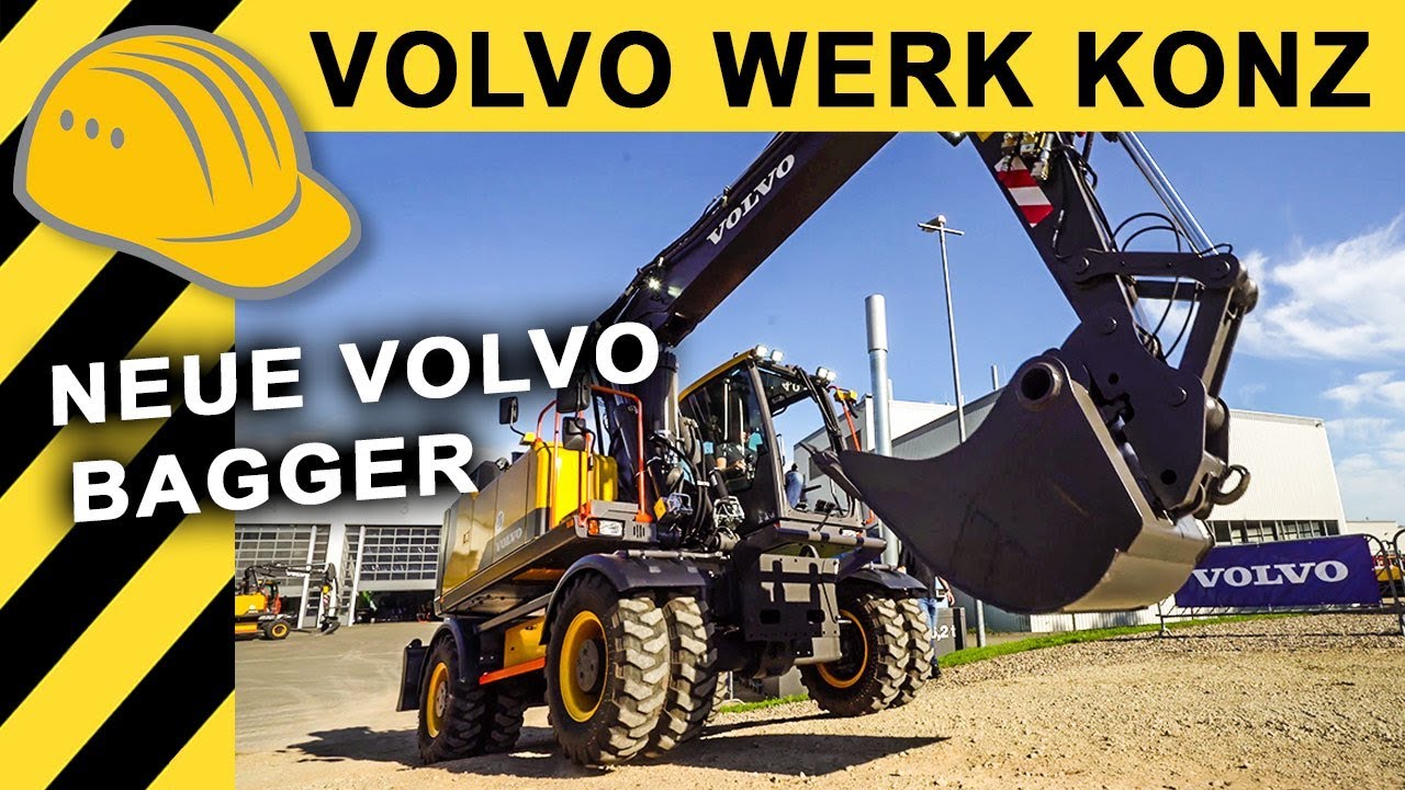 FACTORY TOUR - SO WERDEN VOLVO BAGGER GEBAUT! - YouTube