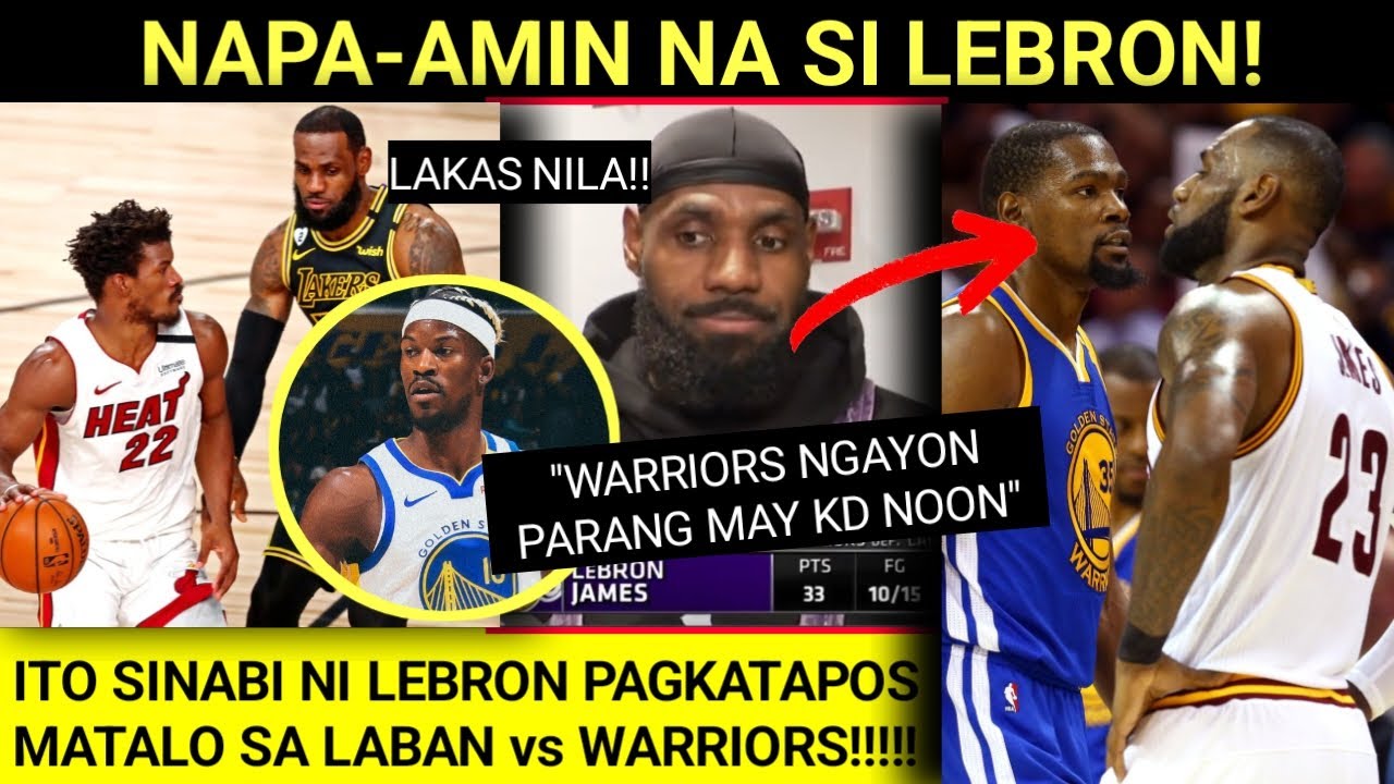 Pati si Lebron ay sinabi na ito tungkol sa Warriors ngayon! Takot na ...