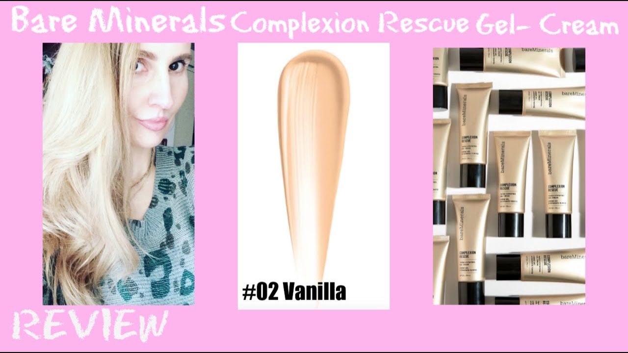 Bare Minerals Complexion Rescue Tinted Hydrating Gel Cream #02 Vanilla ...