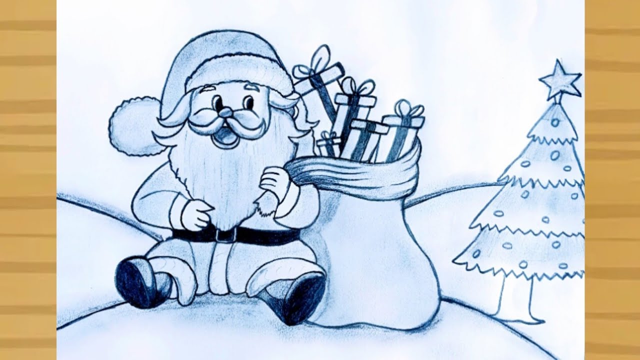How to Draw Santa Claus Step by stepChristmas Drawing |Santa Claus ...