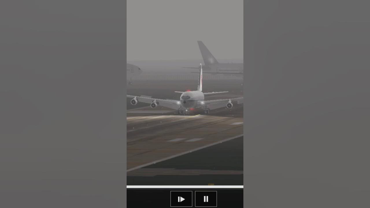 RFS-Real Flight Simulator Boeing 707-320C Air China Beijing Intl to Geneva Intl Full Landing.# ...