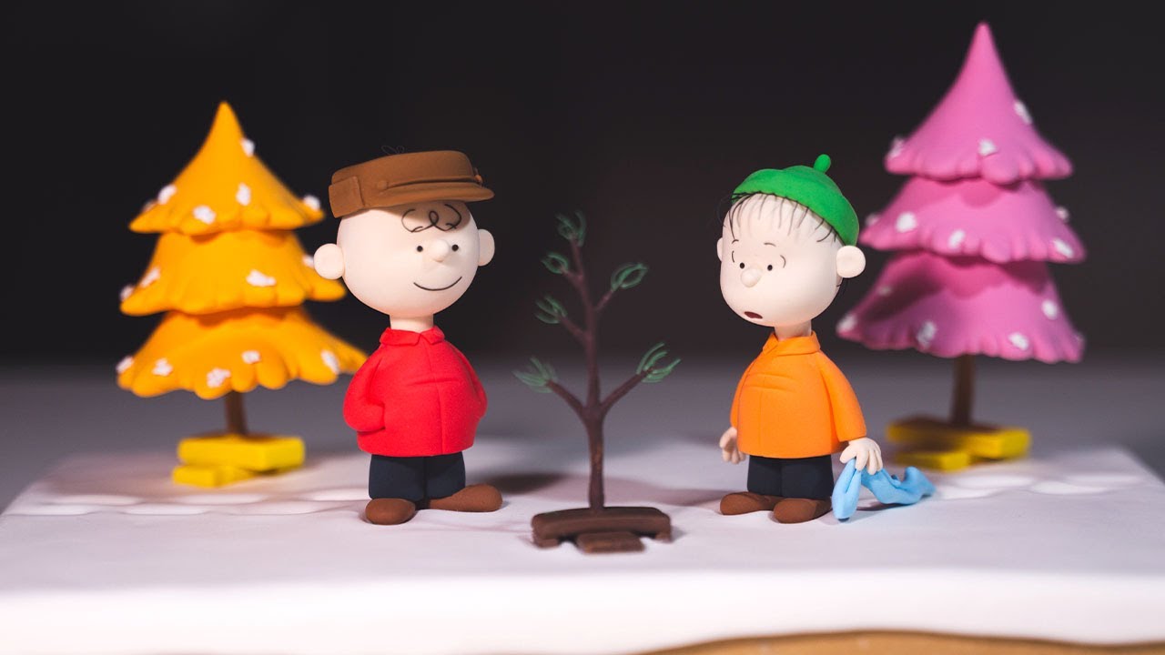 클레이로 찰리브라운 & 라이너스 만들기 | Making Charlie Brown & Linus with clay - YouTube