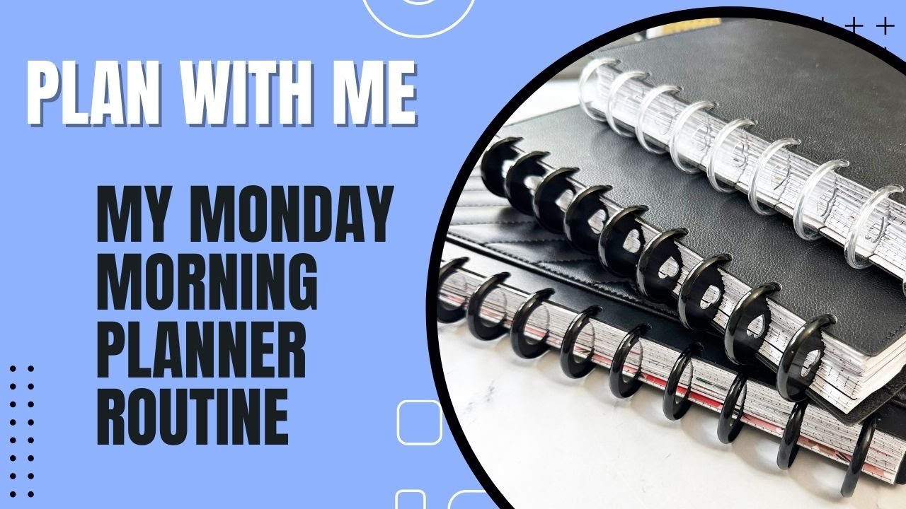 My Monday Morning Planner Routine - YouTube