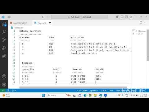 Operators 2, JavaScript - 17 - YouTube