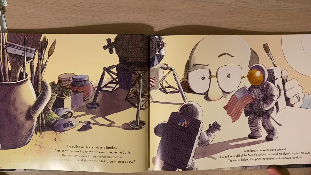 Mrs. Gardner reads The Astronaut Who Painted the Moon - YouTube