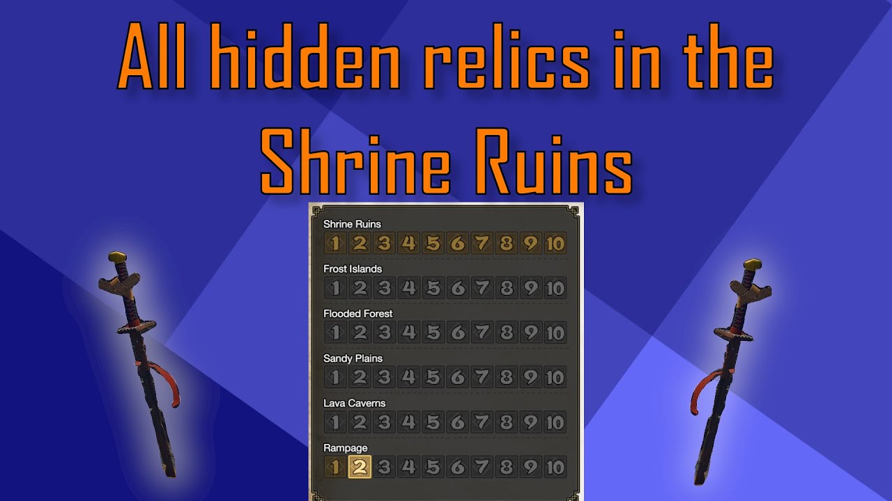 How to find all hidden relics in the Shrine Ruins! モンハンライズ - YouTube