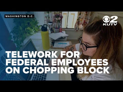 Telework for federal employees on the chopping block - YouTube