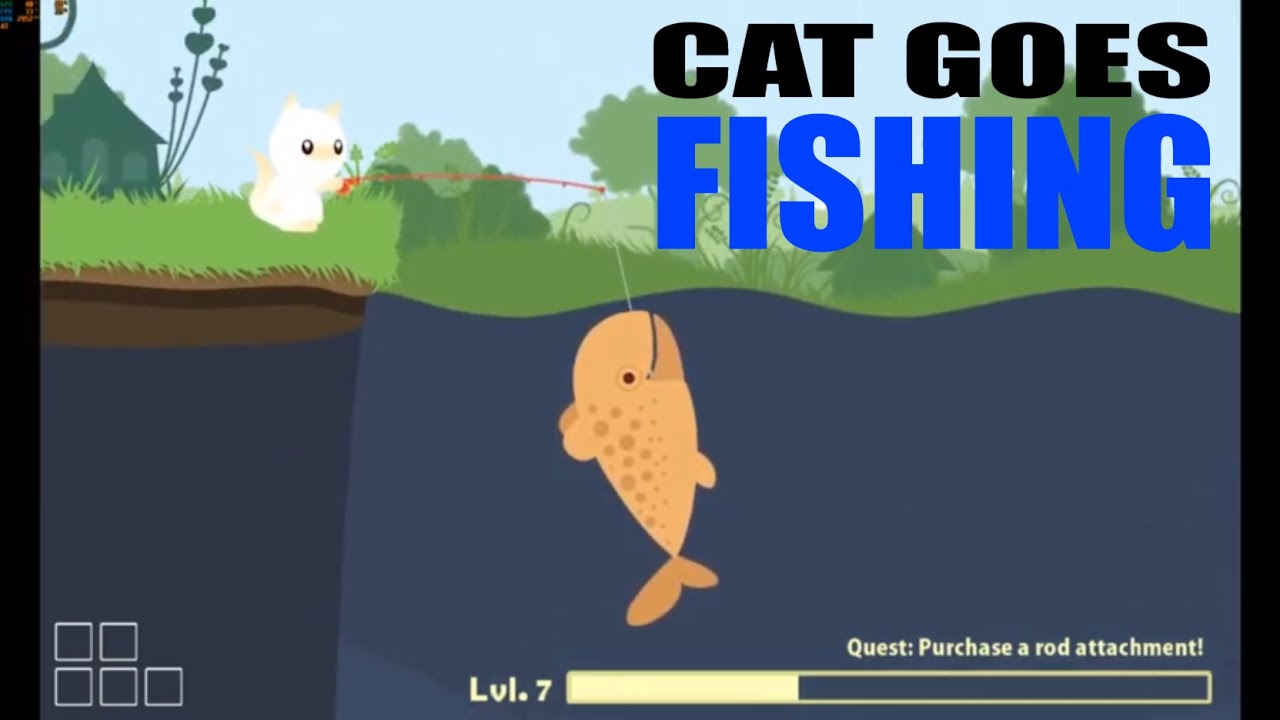 Cat Goes Fishing - O gato vai pescar - YouTube