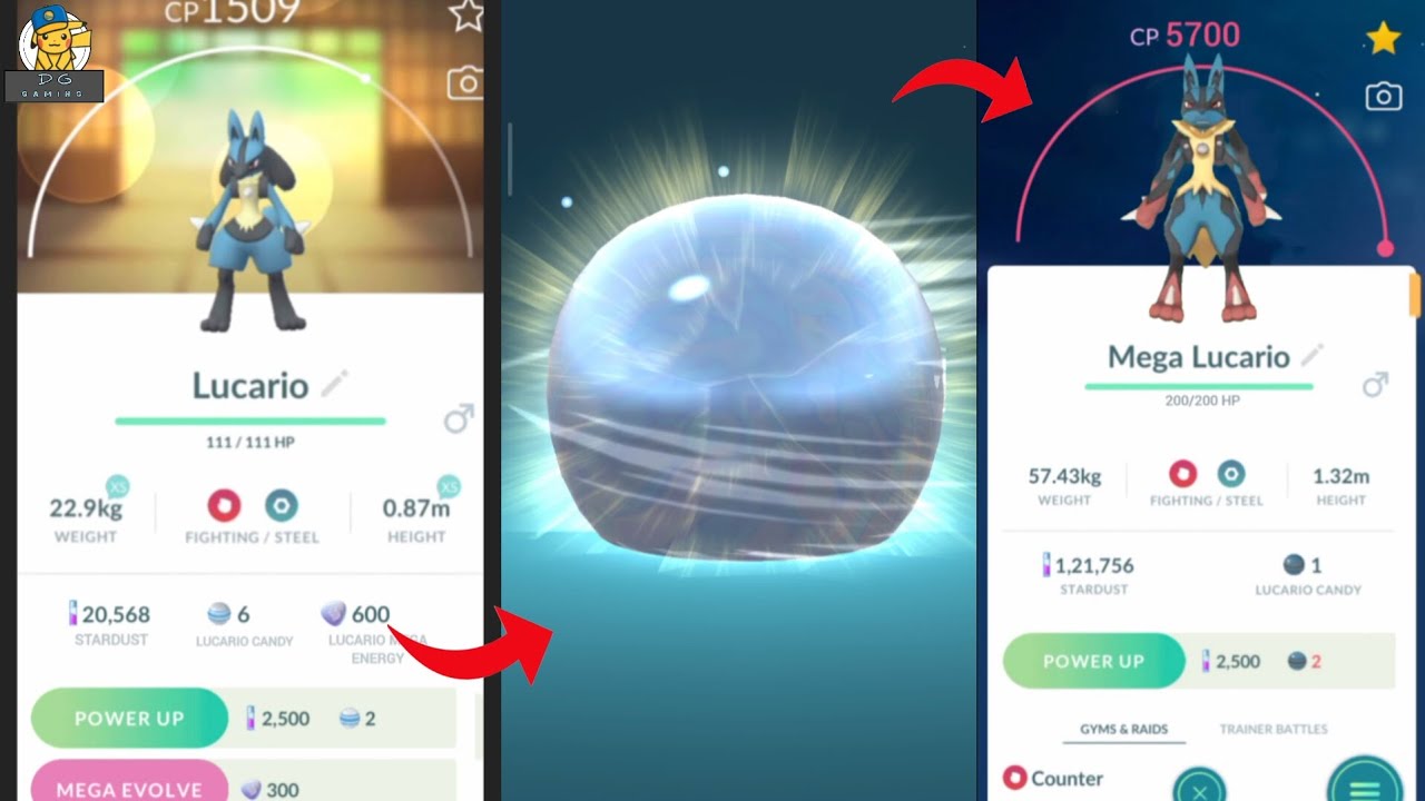 FINALLY!! Mega Lucario in Pokemon Go 🤩 | Mega Lucario Evolution in ...